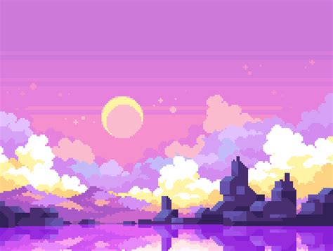 Trix On Twitter Pixel Art Background Pixel Art Landscape Cool Pixel Art My Xxx Hot Girl
