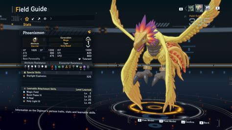 Digimon World Phoenixmon Requirements
