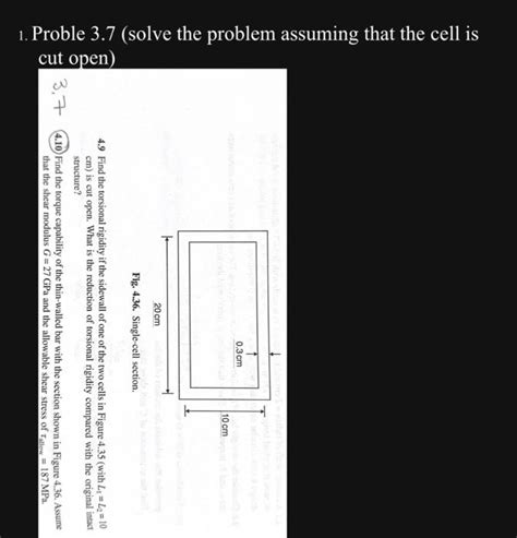 solved proble 3 7 solve the problem assuming that the cell