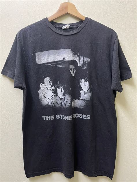 Band Tees × Vintage Vintage The Stone Roses Band Photo Tee Grailed