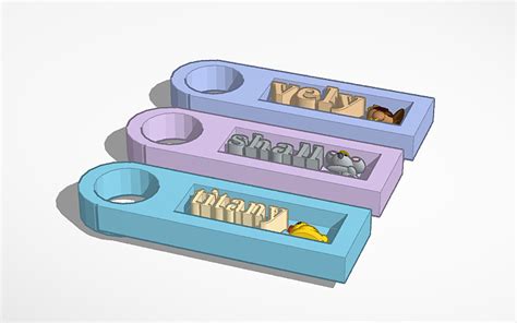 3d Design Keychains Tinkercad