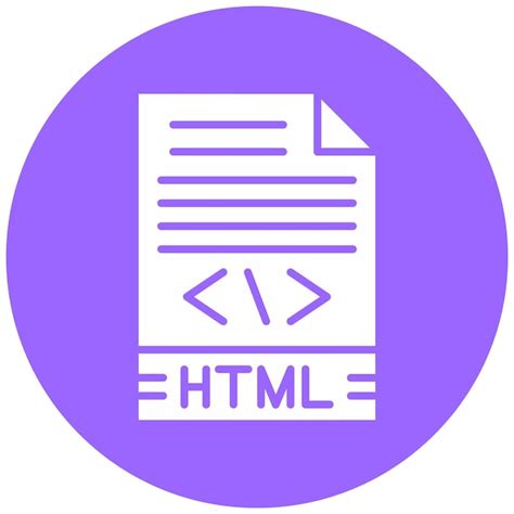 Premium Vector Vector Design Html Icon Style