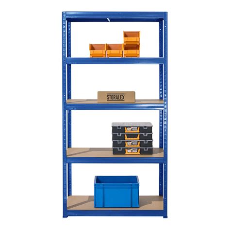 1x Storalex Vrs Heavy Duty Shelving Unit 2130mm High 200280kg Blue