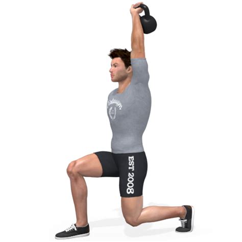 Kettlebell Overhead Split Squat Video Exercise Guide