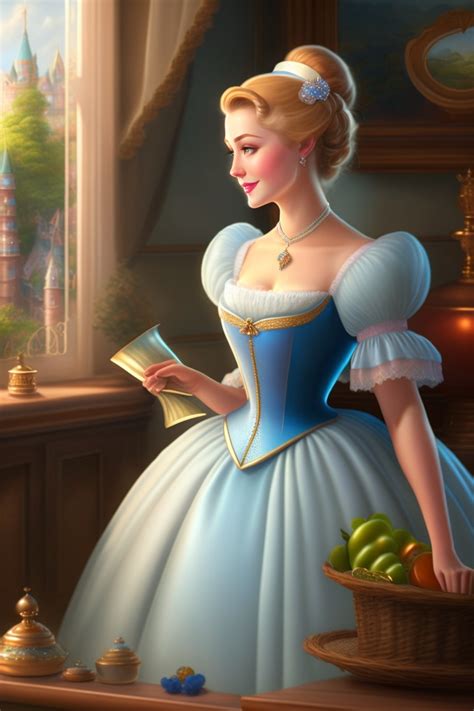 Cinderella Doing Chores