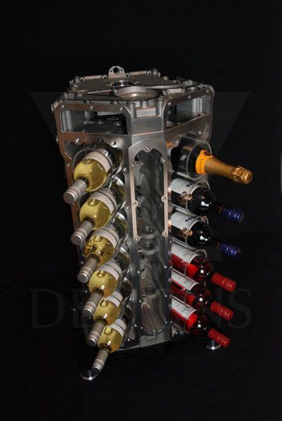 Diy Engine Wine Rack