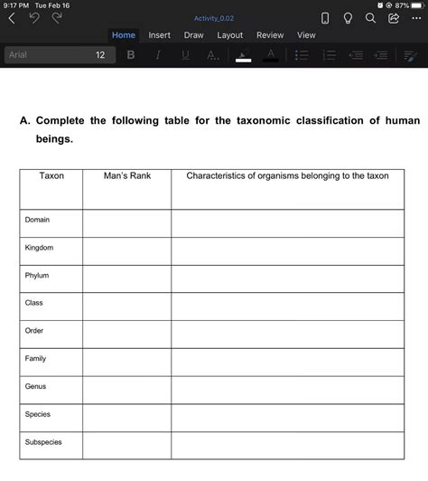Answered Complete The Following Table For The Bartleby