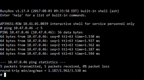 Opening Live SSH Console To A Selected AP