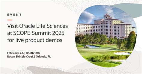 Scopesummit2025 Oracle Life Sciences