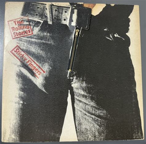 Rolling Stones Sticky Fingers Uk Issue Vinyl Record 1971