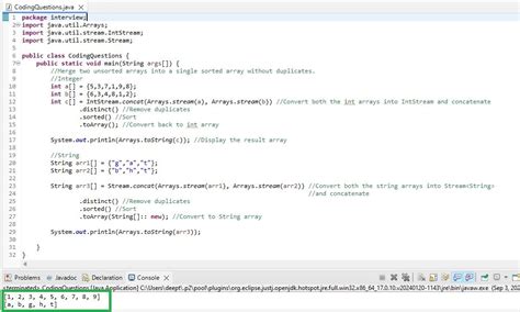 How To Merge Two Unsorted Arrays Using Stream Api Deepthi Vadapalli Posted On The Topic Linkedin