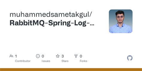 Github Muhammedsametakgulrabbitmq Spring Log Demo
