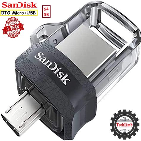 Sandisk Otg Pendrive Gb Micro And Usb Port Mb S Ultra Dual Drive M Flash Drive And Otg