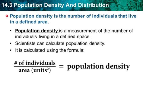 Population Density Definition