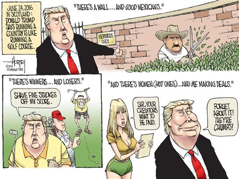 Political Cartoon Us Donald Trump Racist Mexicans Women The Week