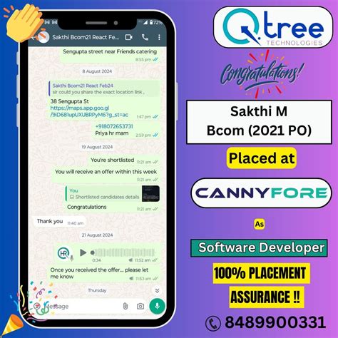 qtree placement support on linkedin softwaretesting offerletter