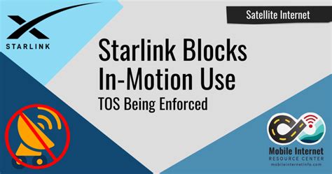 Spacex Blocks Starlink In Motion Usage On Vehicles Mobile Internet Resource Center