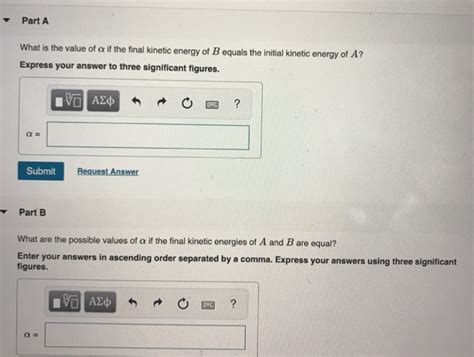 Solved 2m Au Objects A And B Undergo A One Dimensional