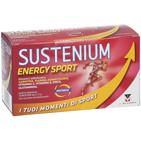 Sustenium Energy Sport Bustine 10 Pz Redcare