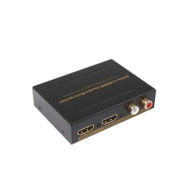 HDMI Splitter Input Output Amplifier Switch Box Hub X HDTV P D With Audio Split SPDIF