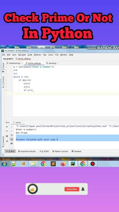 Check Prime Or Not In Python Programming Ll Cpp Ll Coding Ll