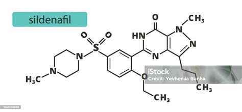 Sildenafil Structural Formula Stock Illustration Download Image Now
