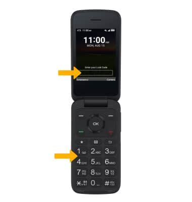 TCL CLASSIC 4058R Secure My Device AT T