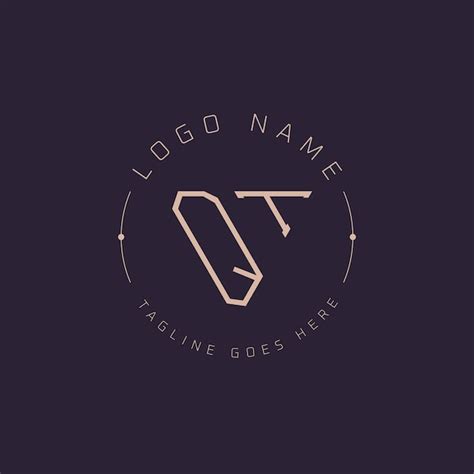 Premium Vector Professional Qt Logo Modern Minimal Qt Letter Monogram Emblem For Premium Branding