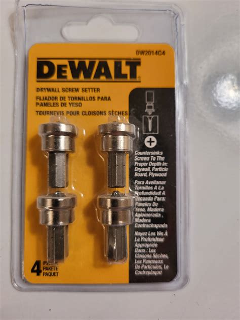 Dewalt Drywall Screw Setter Bit Tips Package Of 4 Dw2014c4 New Ebay