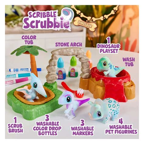 Crayola Scribble Scrubbie Dinosaur Set — Toycra