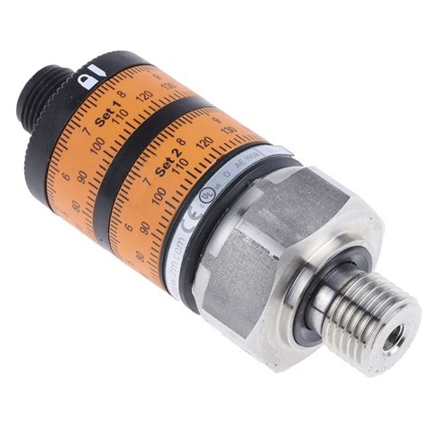Ifm Electronic Relative Pressure Switch For Gas Liquid 10bar Max