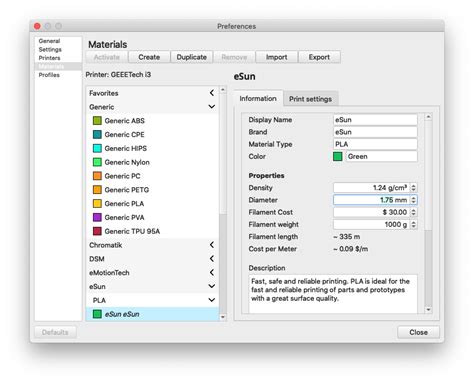 Cura Compatible Material Diameter Vs Filament Diamater R Cura