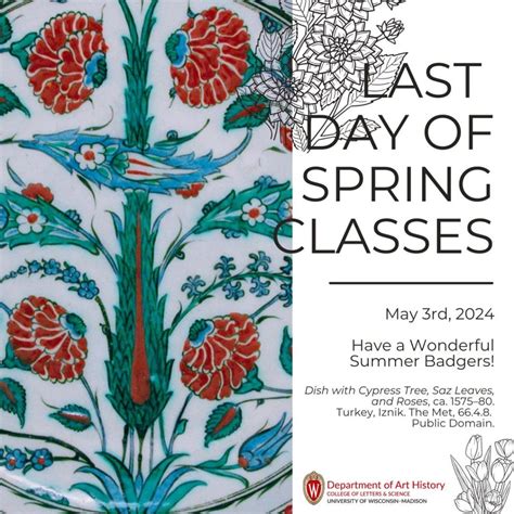 Last Day Of Spring Classes Department Of Art History Uwmadison