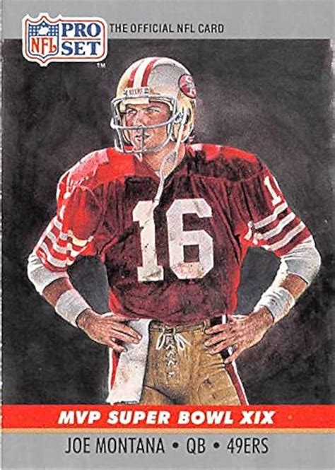 Joe Montana Football Cards