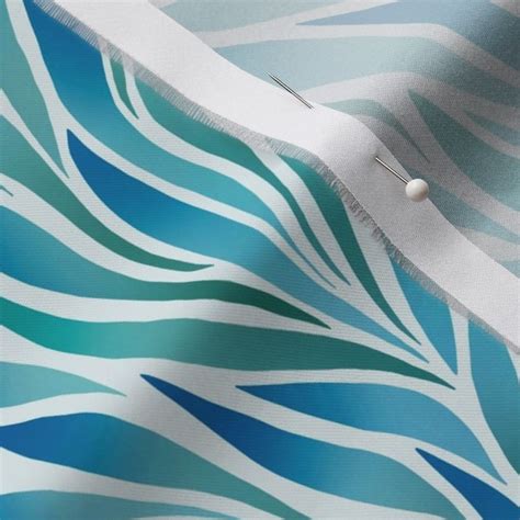 Abstract Pantone Seaweed Small Scale Fabric Spoonflower