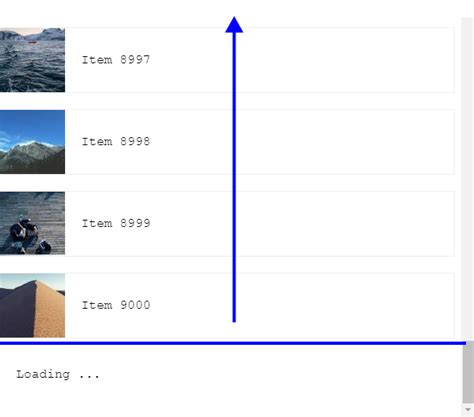 Javascript Angular Infinite Scroll With Sorted List Results In Endless Loop Stack Overflow