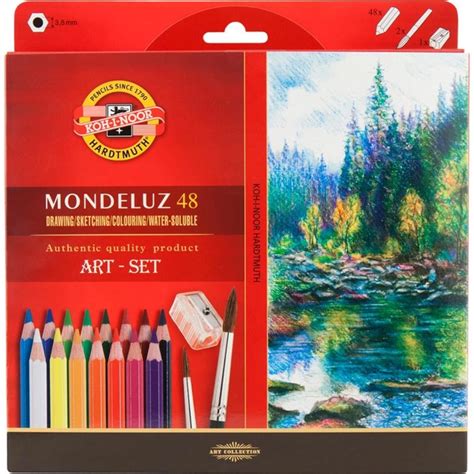 Карандаши цветные акварельные Koh-i-Noor Mondeluz 48 цветов (3713 ...