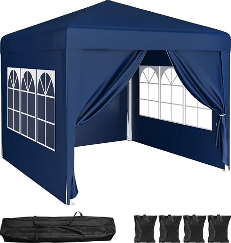 Yitahome 24 X 24m Pop Up Gazebo With Side And Sventilation Garden