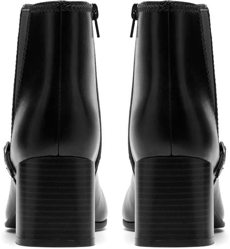 Clarks Womens Keirsta Day Ankle Bootblack Leather Clarks