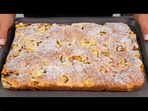 Творожный пирог с нектаринами рецепт