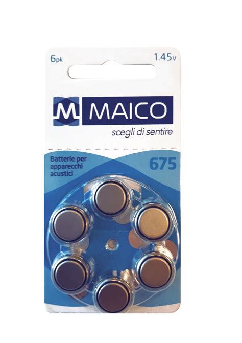 Batterie 675 confezione da 10 blister - Maico
