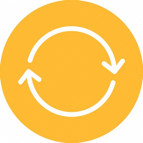 Arrows Circle Refresh Reload Sync Yellow Icon Download On Iconfinder
