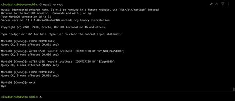 How To Recover Mysql Mariadb Root User Password Cloudspinx
