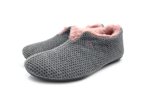 Garzon Zapatilla De Casa Cerrada Gris Malva Mujer Valero S
