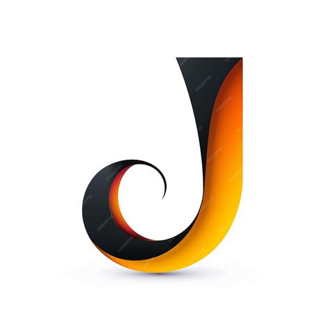A Letter In The Shape Of A Letter J Premium Ai Generated Image