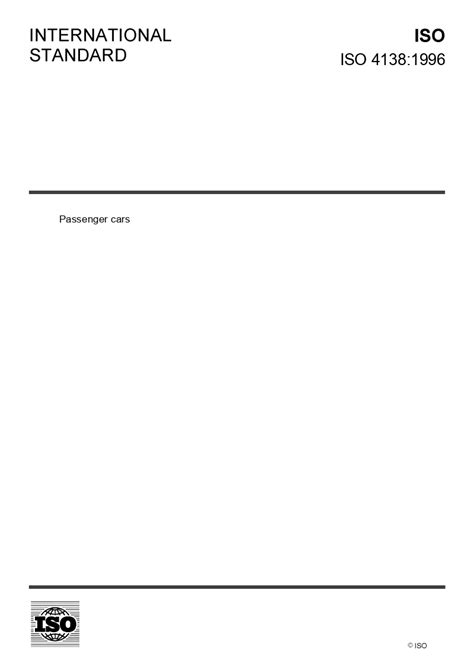 ISO 4138:1996