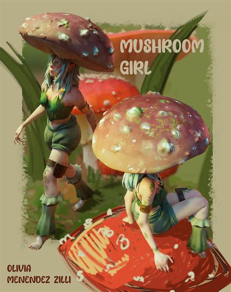 Artstation Mushroom Girl