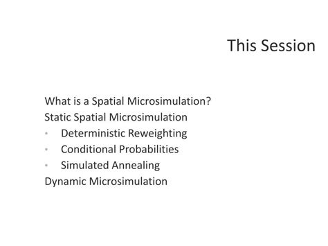 Ppt Introduction To Spatial Microsimulation Powerpoint Presentation Free Download Id 2086632