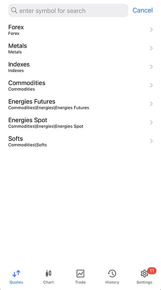 Quotes Metatrader 5 For Iphone Metatrader 5 Iphoneipad Help