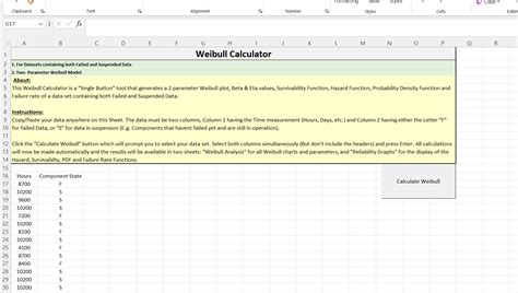 An Excel VBA Driven Weibull Calculator Accendo Reliability